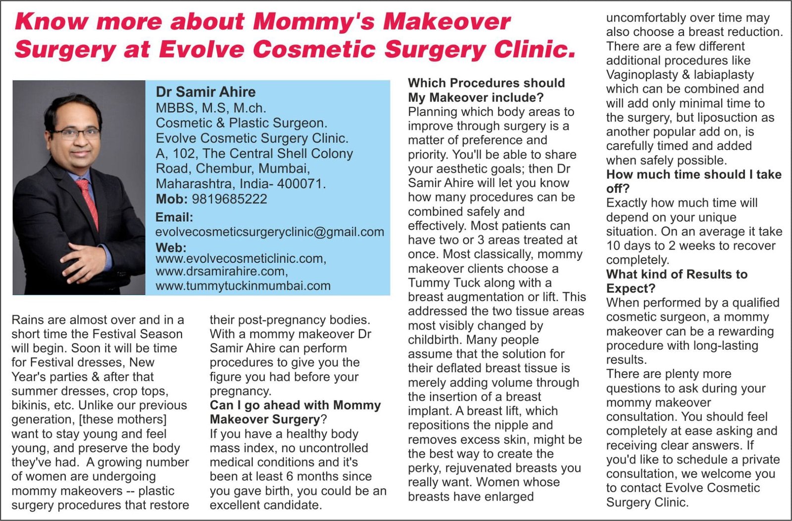 Media - Evolve Cosmetic Clinic